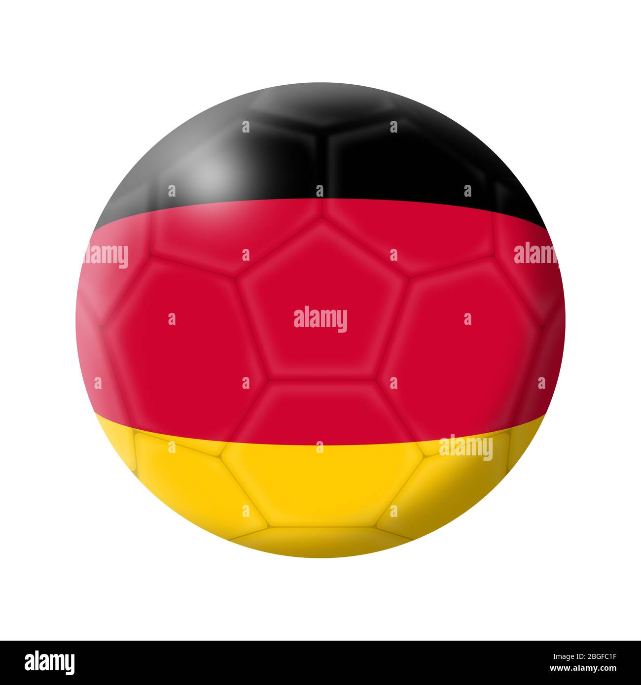 Germany soccer ball football illustration isolated on white with ...