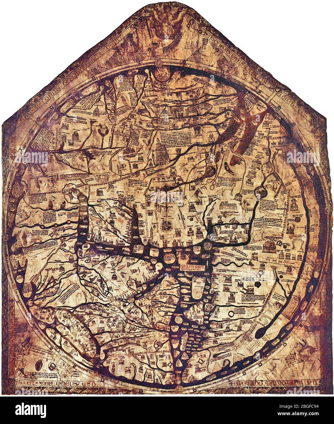 Hereford mappa mundi hi-res stock photography and images - Alamy