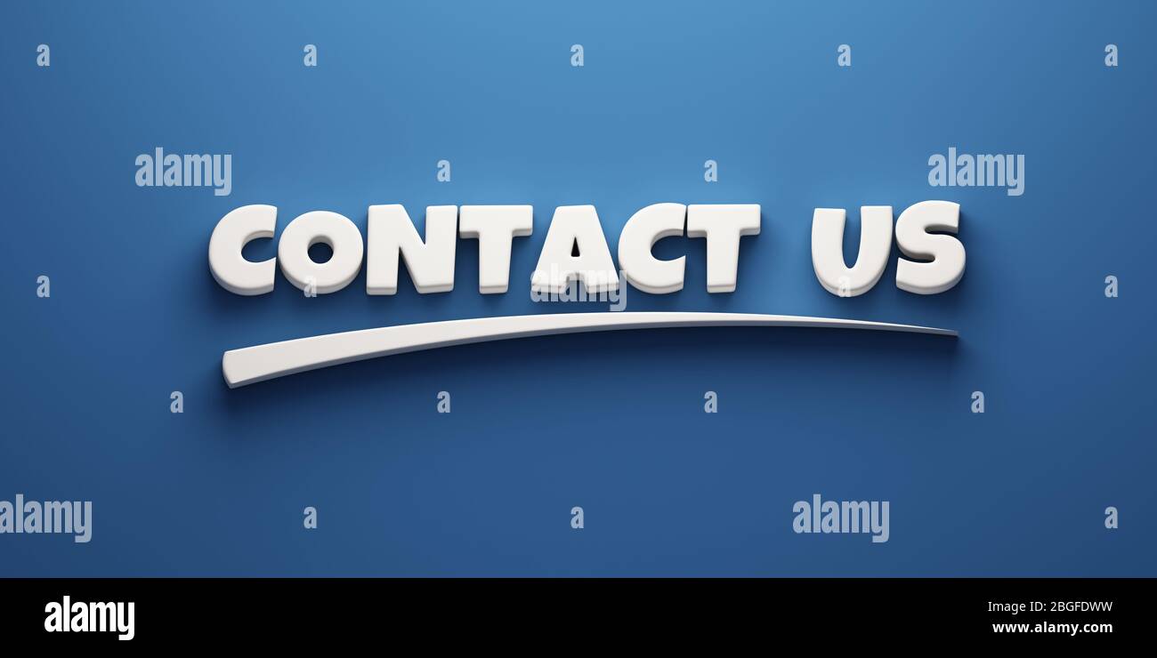 Contact us banner hi-res stock photography and images - Alamy