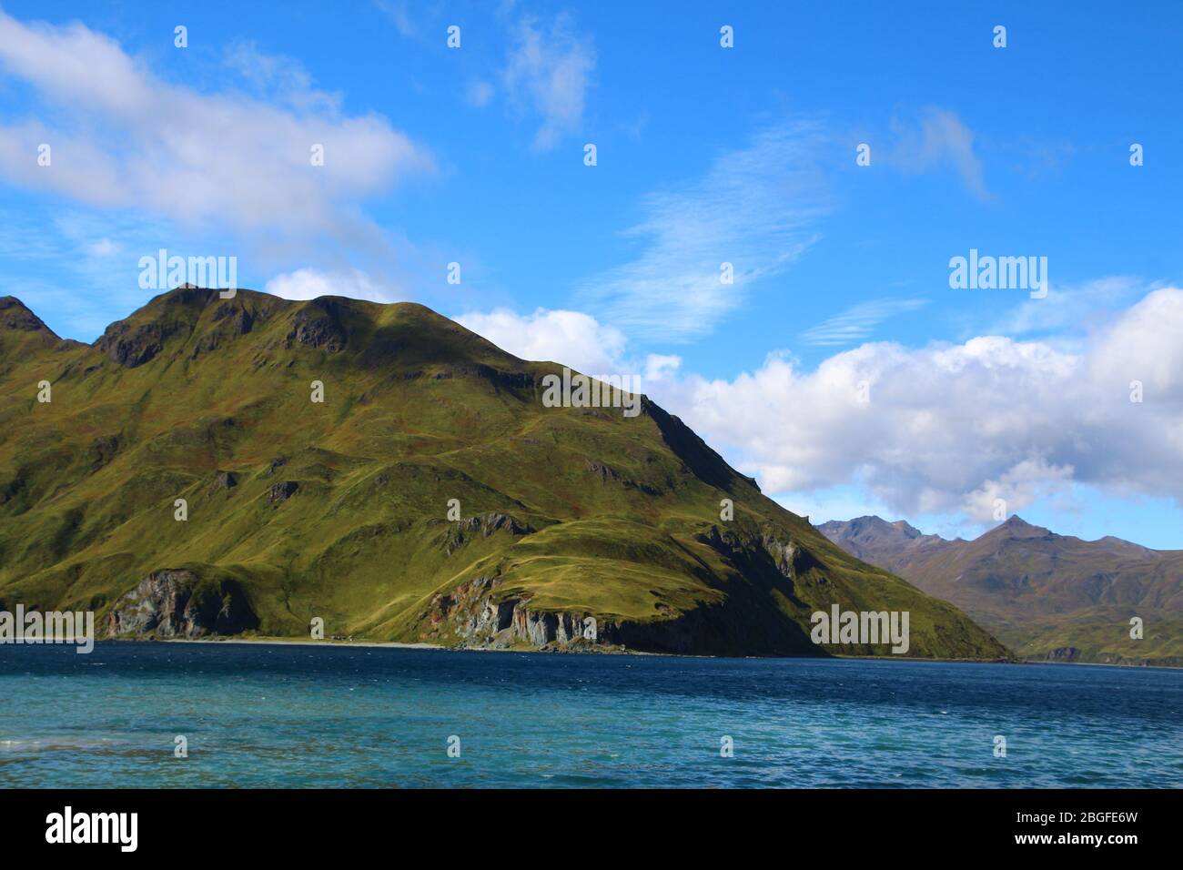 Alaska, Coast of Unalaska Island, Aleutian Islands, United States Stock ...