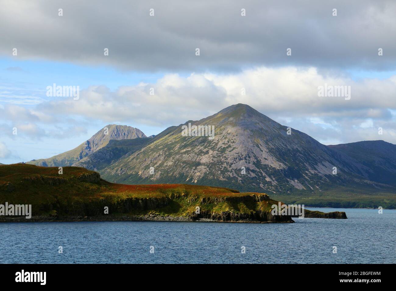 Alaska, Coast of Unga Island-Aleutian Islands, United States Stock ...