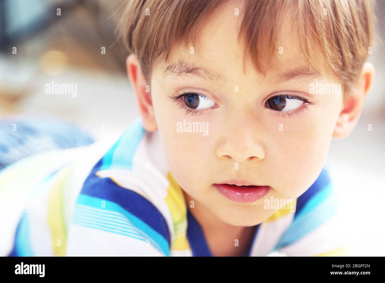 Cute little boy close up Stock Photo - Alamy