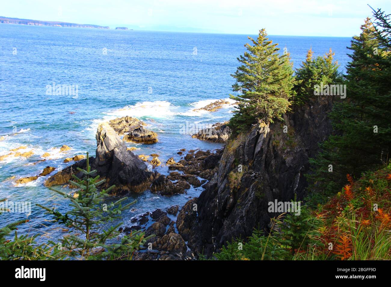 Alaska, Landscape of Kodiak Island, United States Stock Photo - Alamy