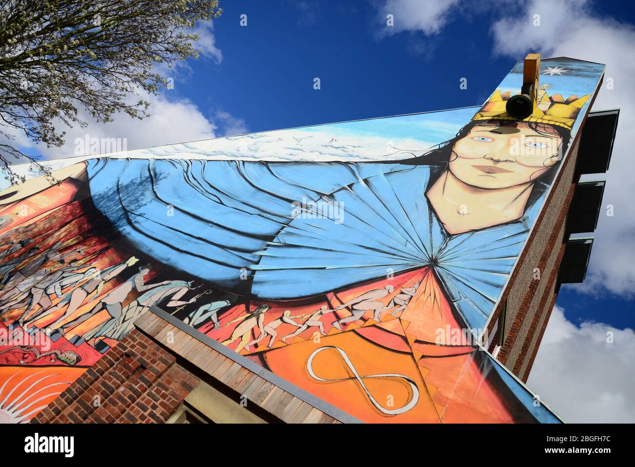 'Mary – Origin and Destination’ mural, by Giacomo Bufarini, St John ...