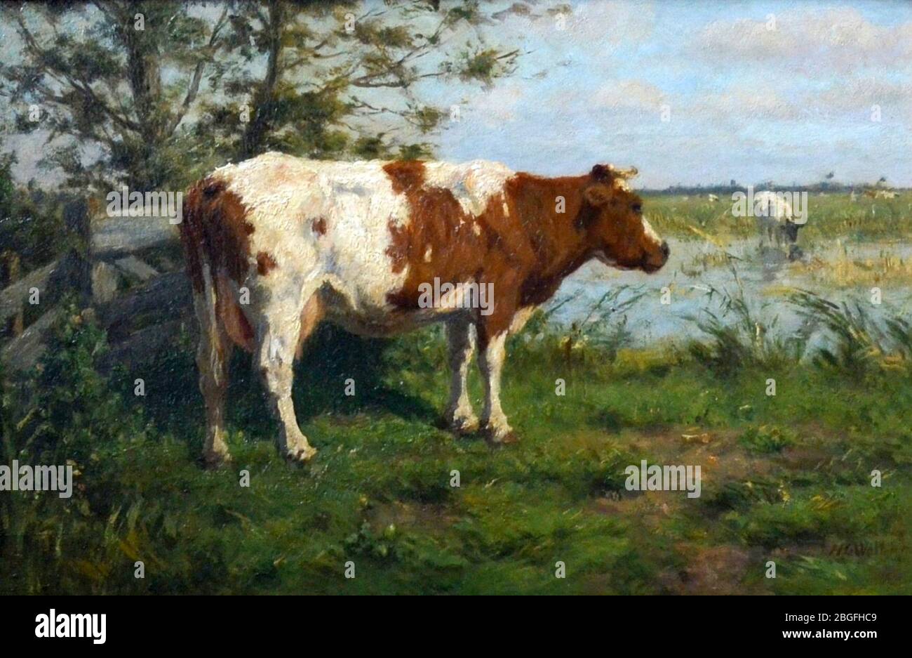 Herman Wolbers - Cows in a meadow landscape Stock Photo - Alamy