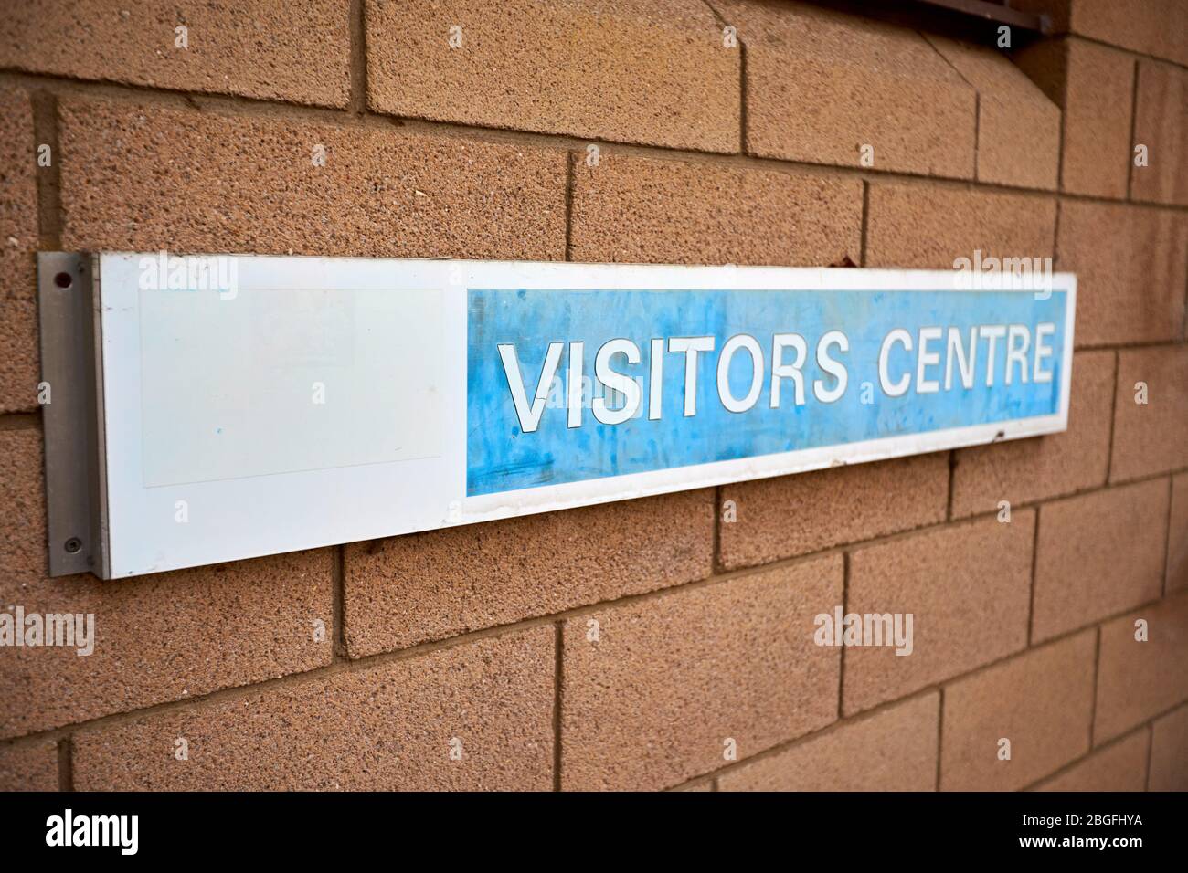 Sign for the HM Prison Bullingdon family visitor centre, run by the ...