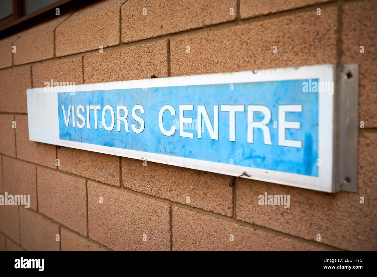 Sign for the HM Prison Bullingdon family visitor centre, run by the ...