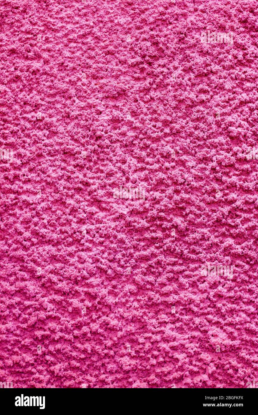 Pink stucco old wall background. Decorative architecture vertical ...