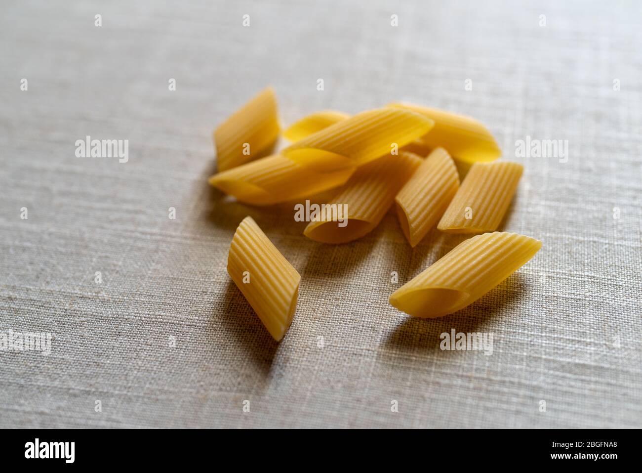 Italian Pasta Big Penne Rigate High Resolution Stock Photography and ...