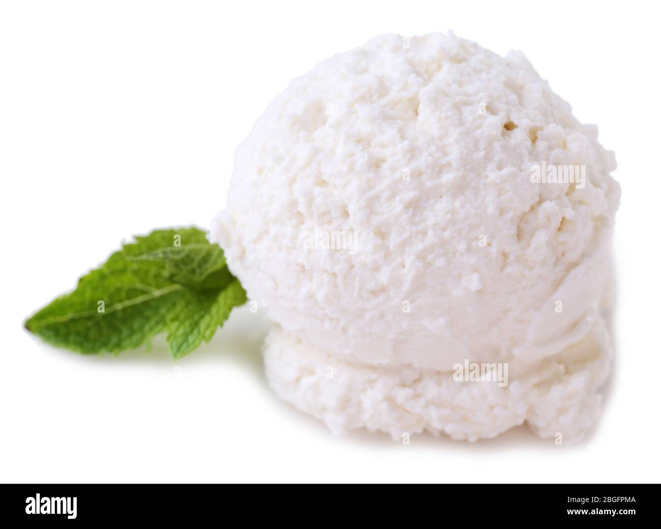 Vanilla ball ice cream hi-res stock photography and images - Alamy