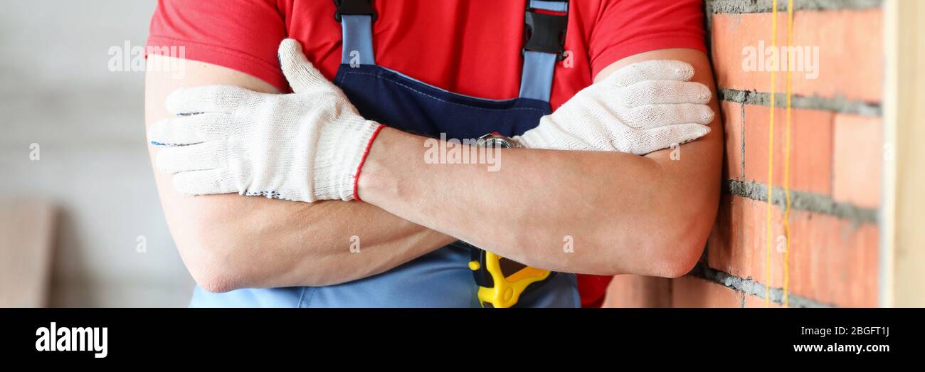 Qualified craftsman repair house Stock Photo - Alamy