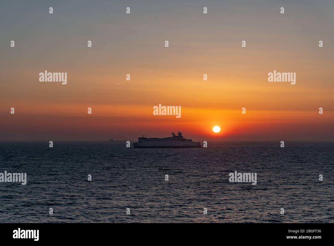 sun mood in denmark, sunrise, germany Stock Photo - Alamy