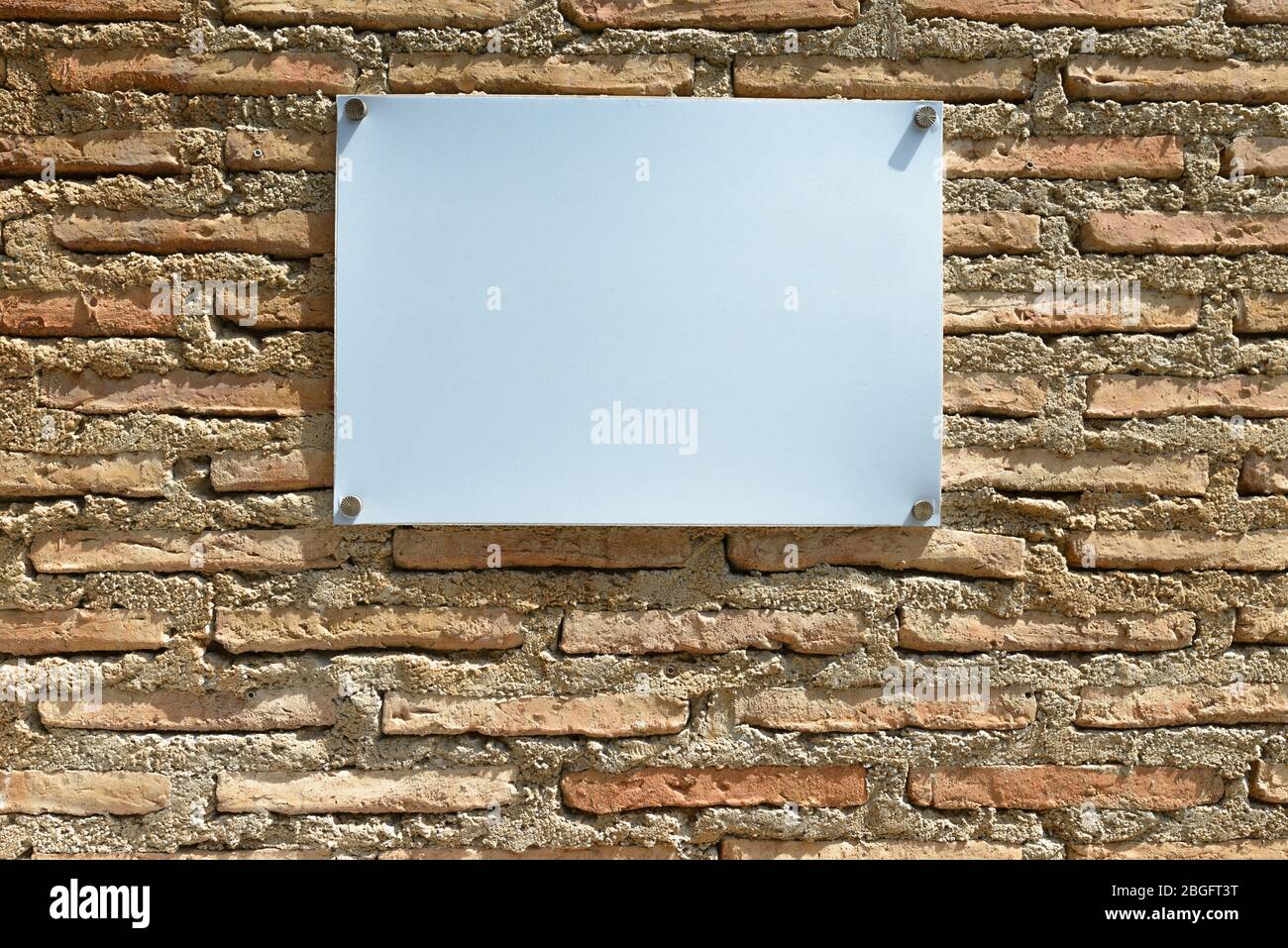 Blank Brick Wall Outside