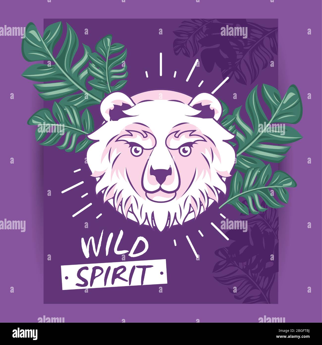 wild bear spirit creative design Stock Vector Image & Art - Alamy