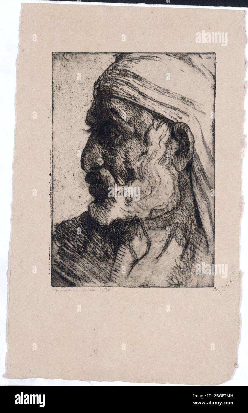 Hermann Struck Grafik JMBerlin 2000 346 0 Stock Photo - Alamy