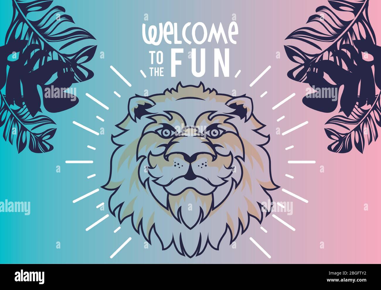 Spirit lion illustration hi-res stock photography and images - Alamy