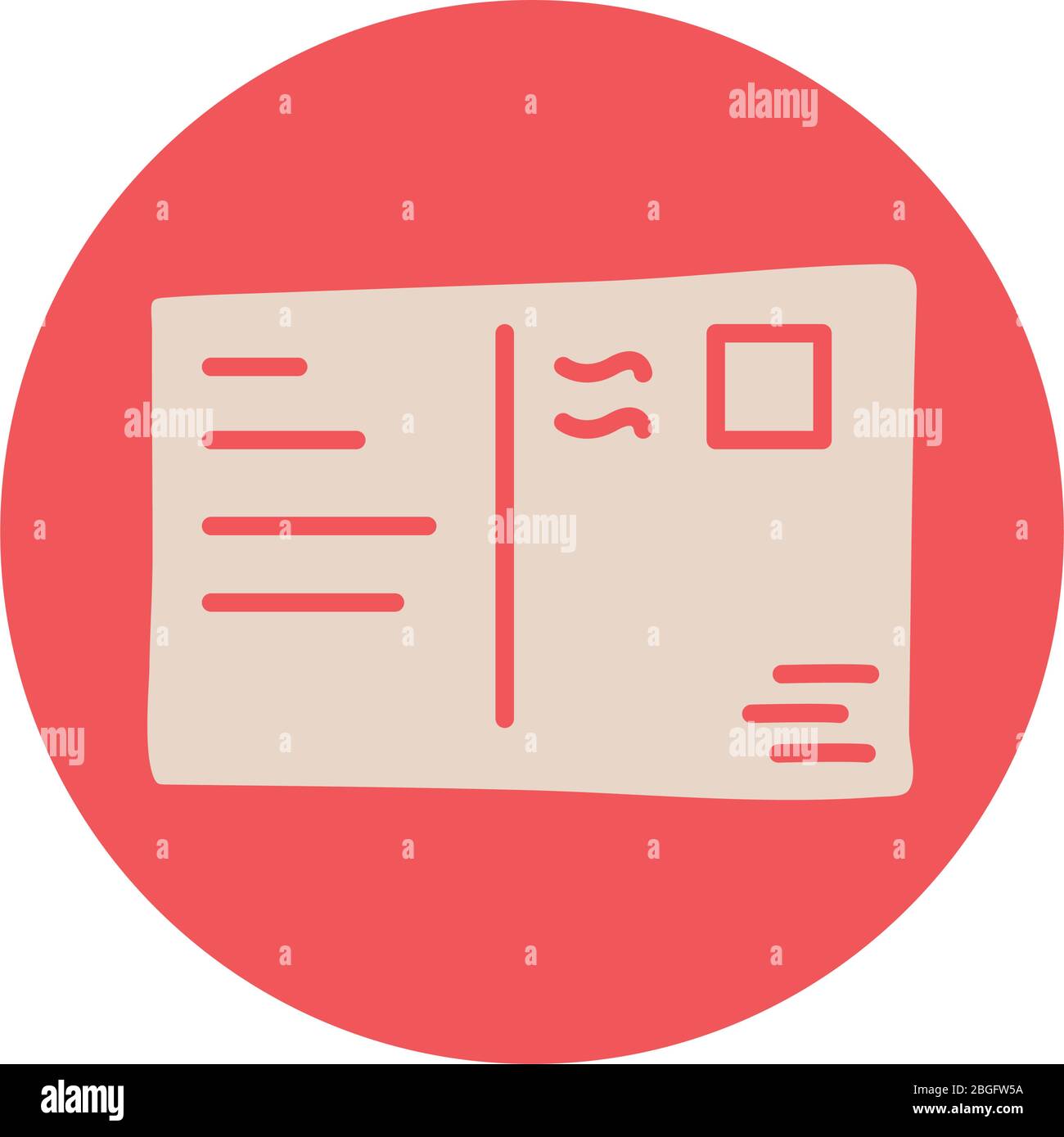 postal stamp block style icon Stock Vector Image & Art - Alamy