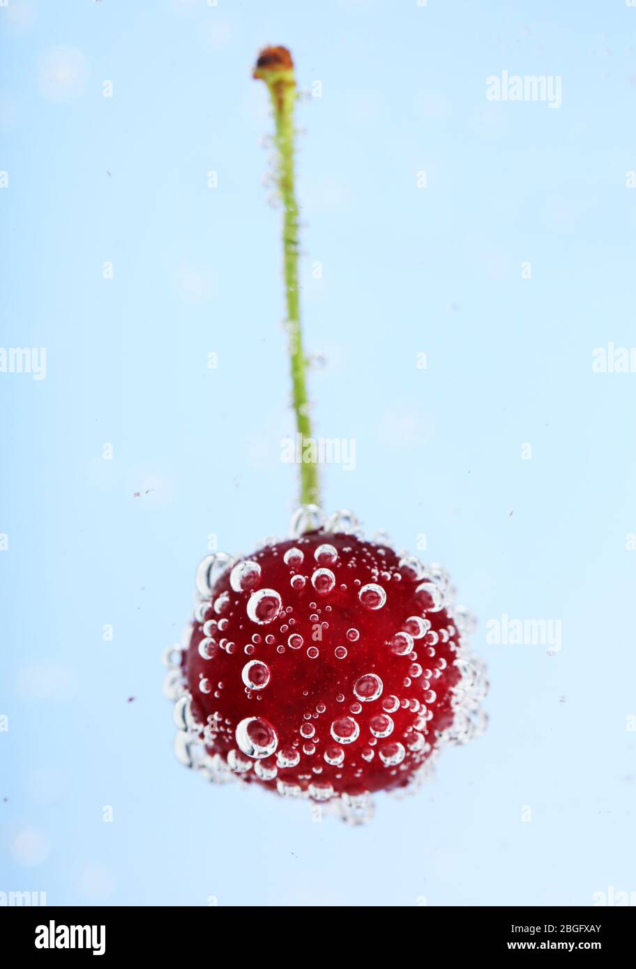 Red cherry soda bubbles in hi-res stock photography and images - Alamy