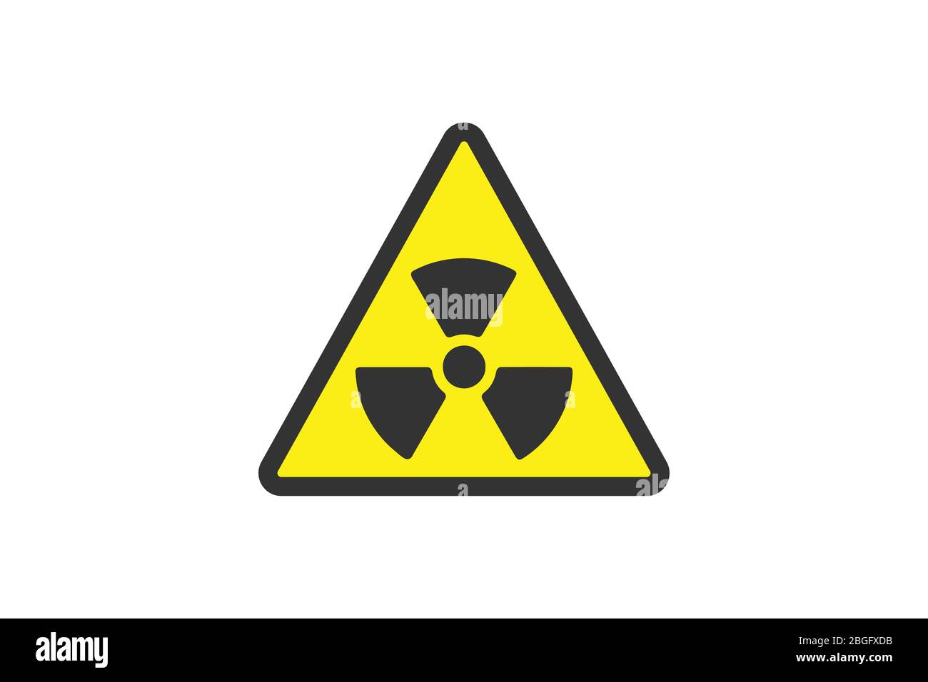 Flat yellow hazard warning symbol. Warning icon and sign of danger ...
