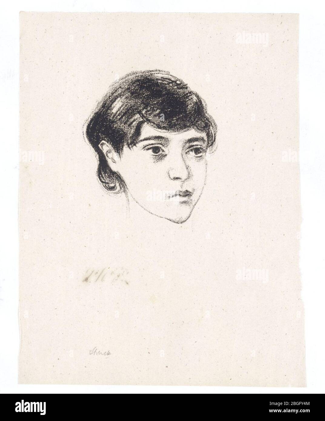 Hermann Struck Grafik JMBerlin GDR 87 42 0 Stock Photo - Alamy