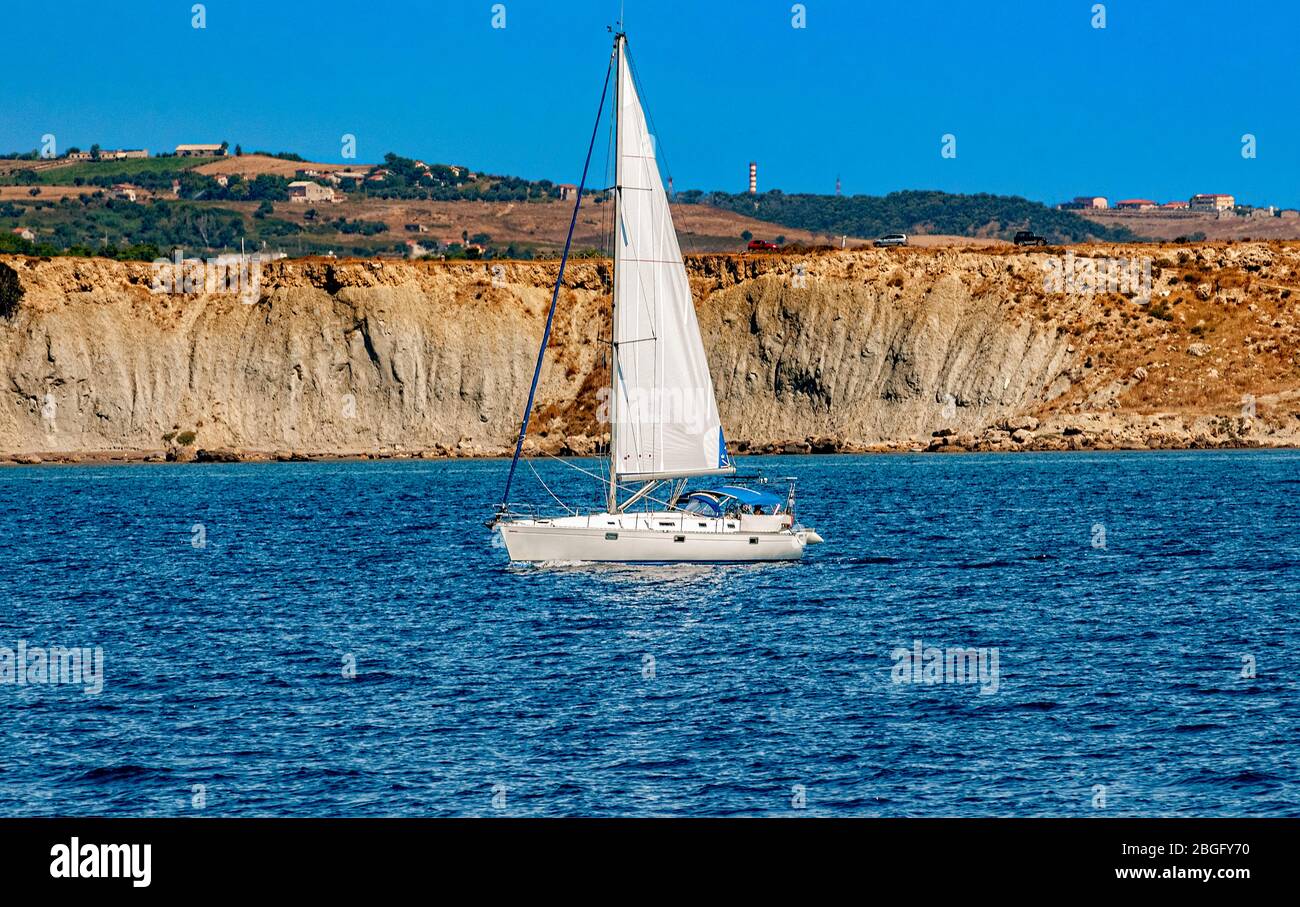Italy Calabria - Capo Rizzuto Island Stock Photo - Alamy