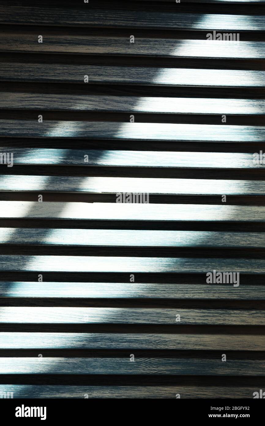 Weathered wooden ventilation louvers Stock Photo - Alamy