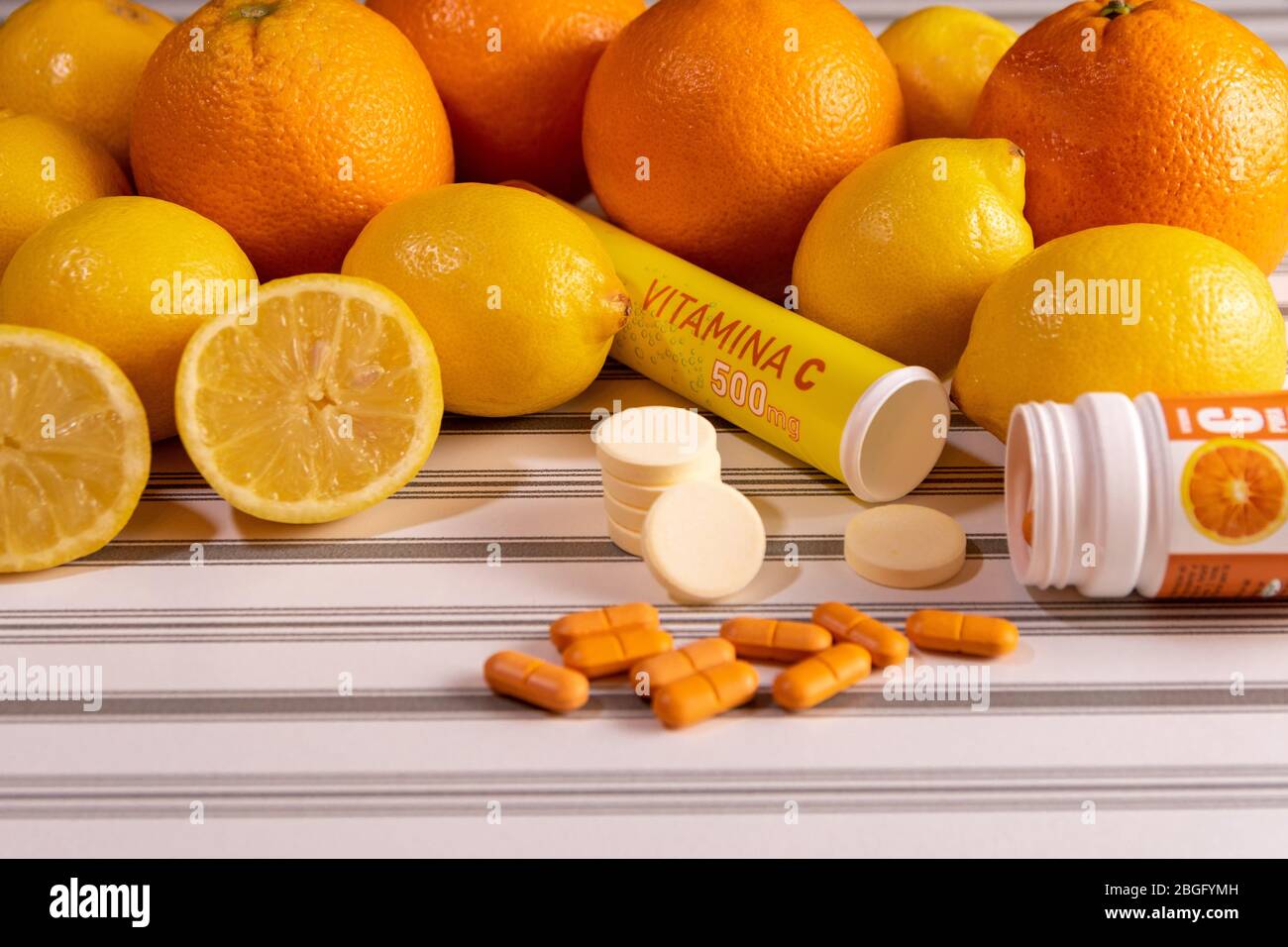 Vitamin capsule pill fruits hi-res stock photography and images - Alamy