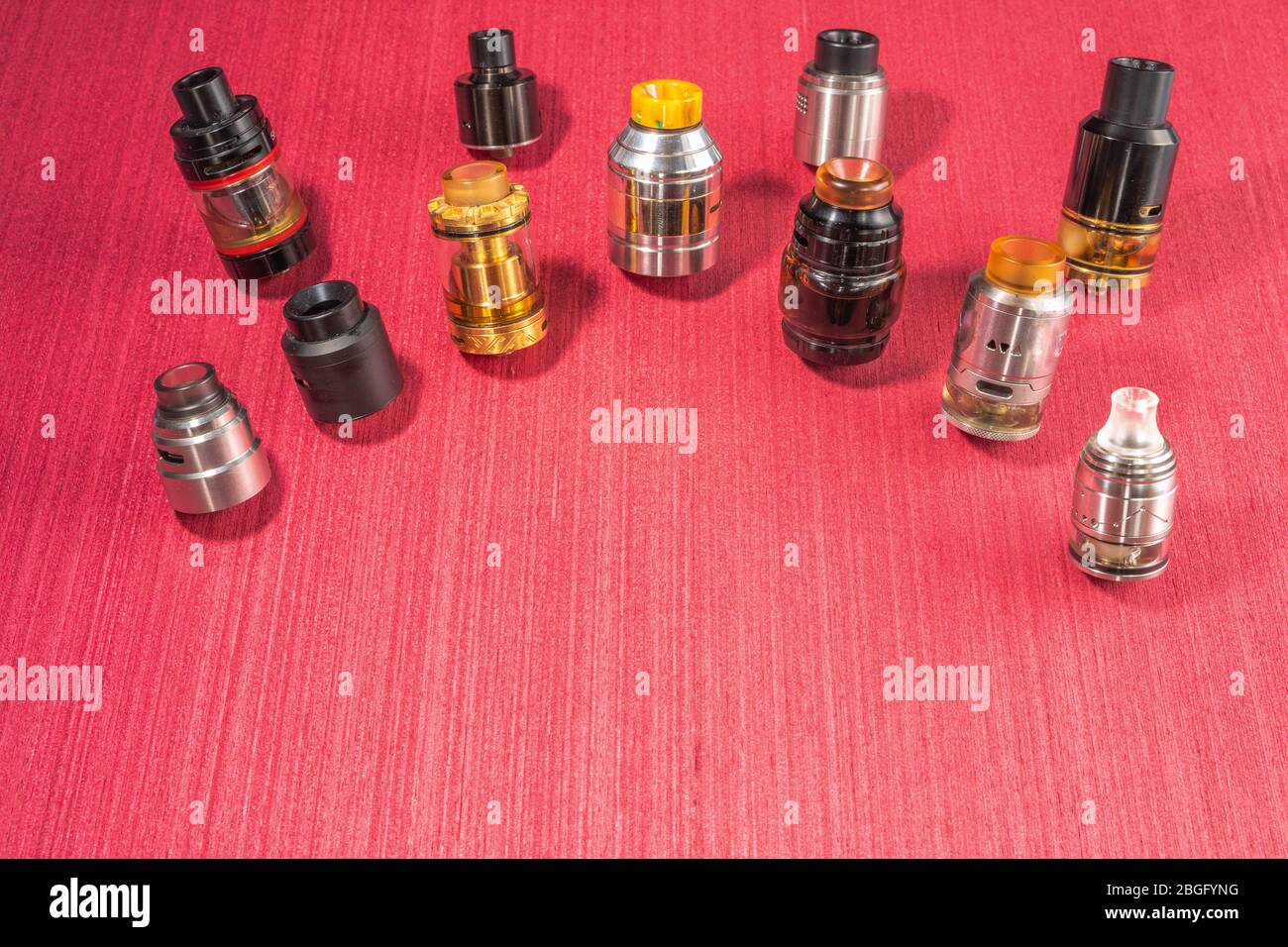 Various models of atomizers for box modes, mechanical modes and ...