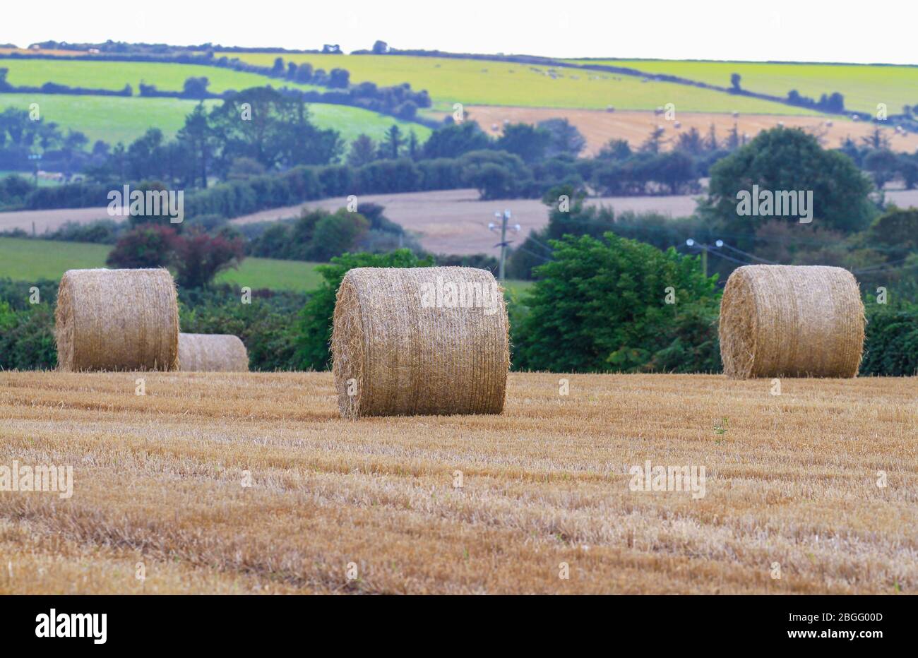 Three haystacks hi-res stock photography and images - Alamy
