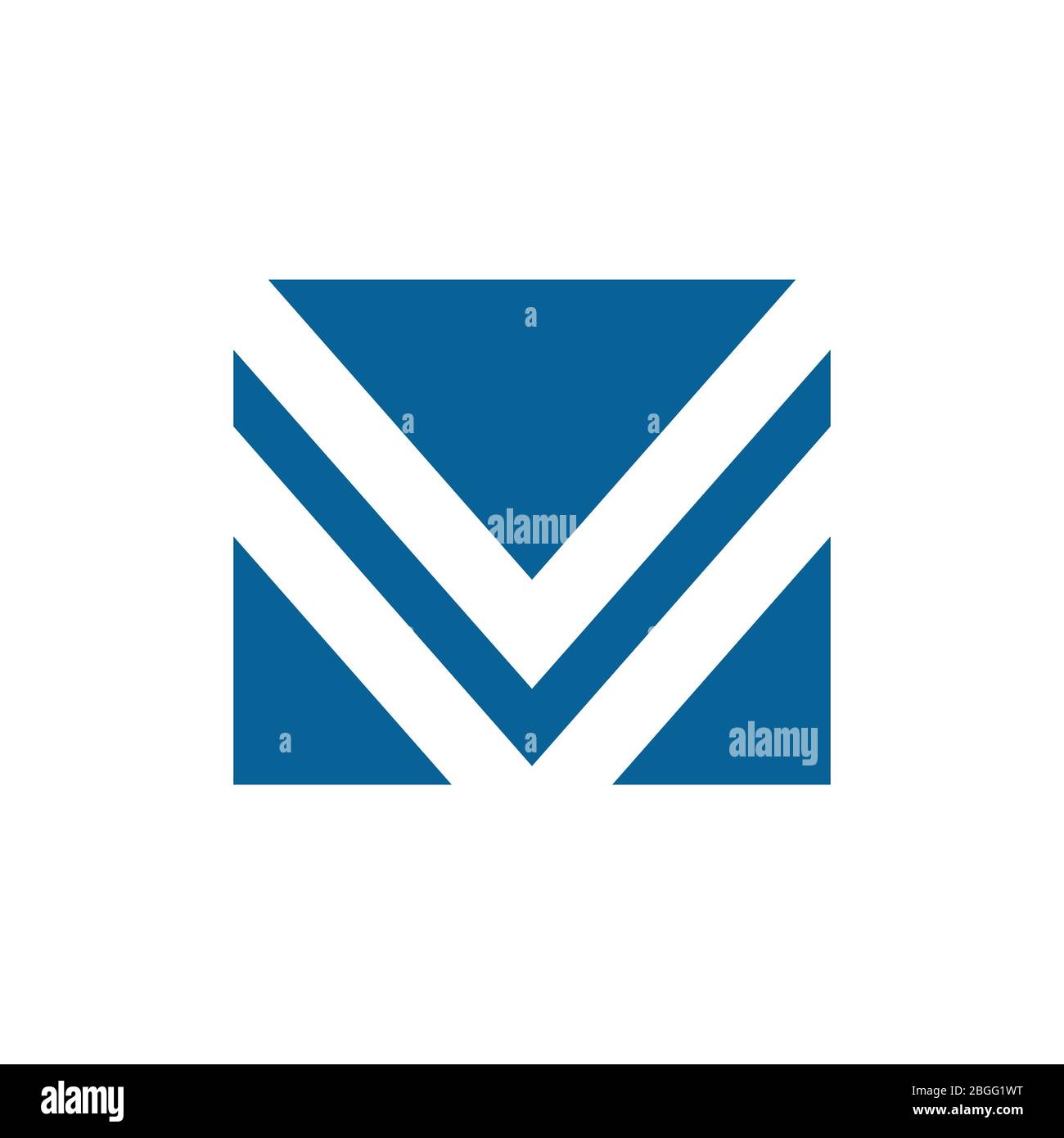 letter v stripes square logo vector Stock Vector Image & Art - Alamy