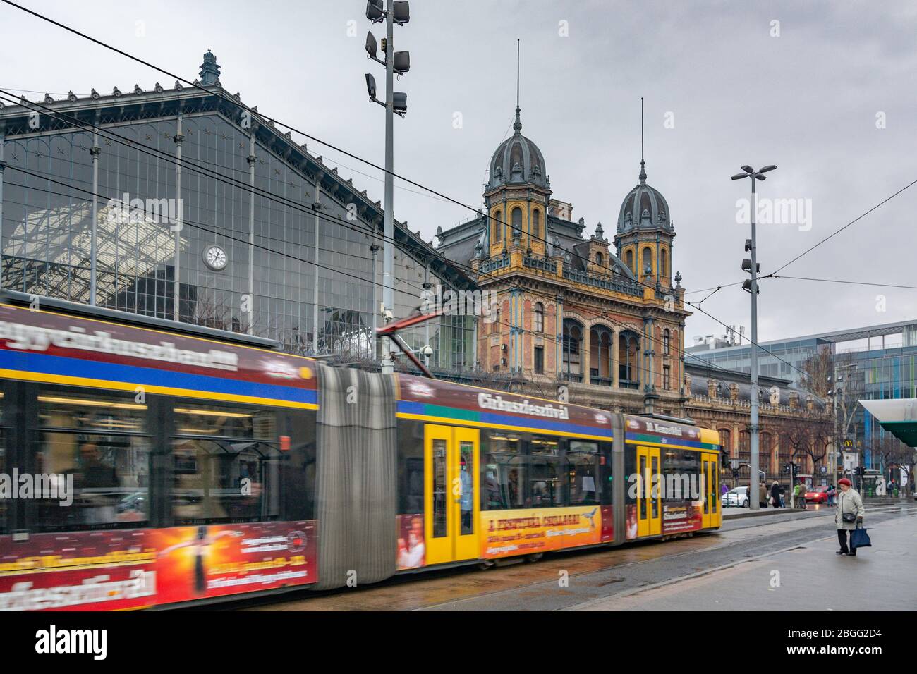 Budapest Nyugati railway station, Hungary Stock Photo - Alamy