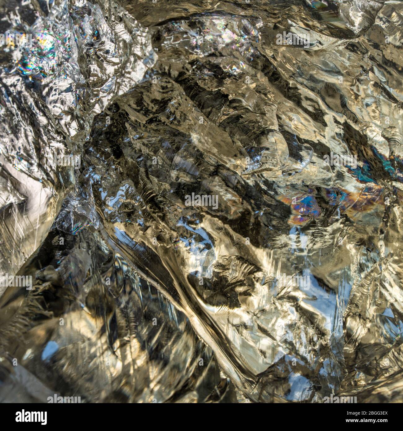 Macro photo of crystal surface with textures, colors and great ...