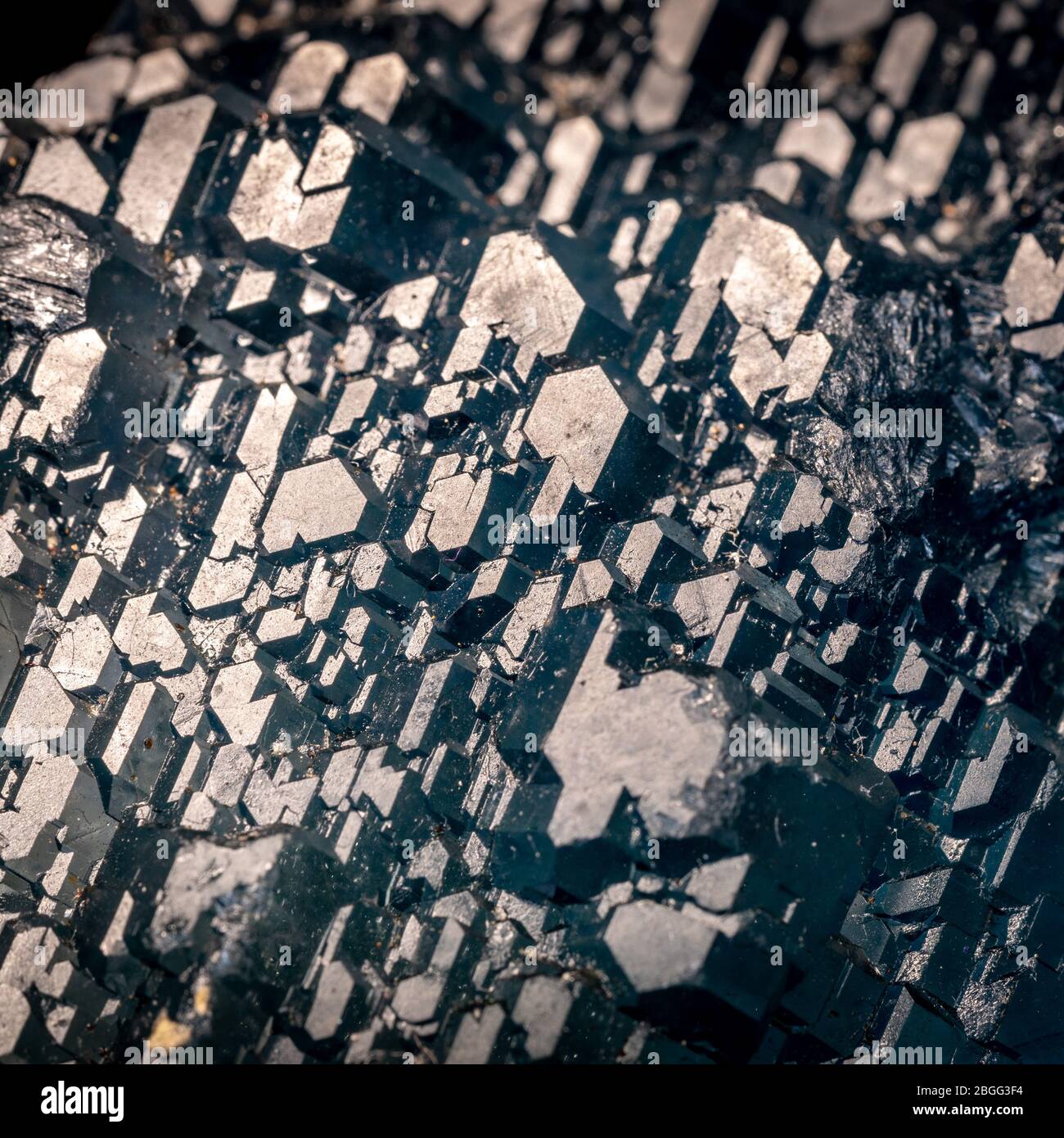 Macro photo of crystal surface with textures, colors and great ...