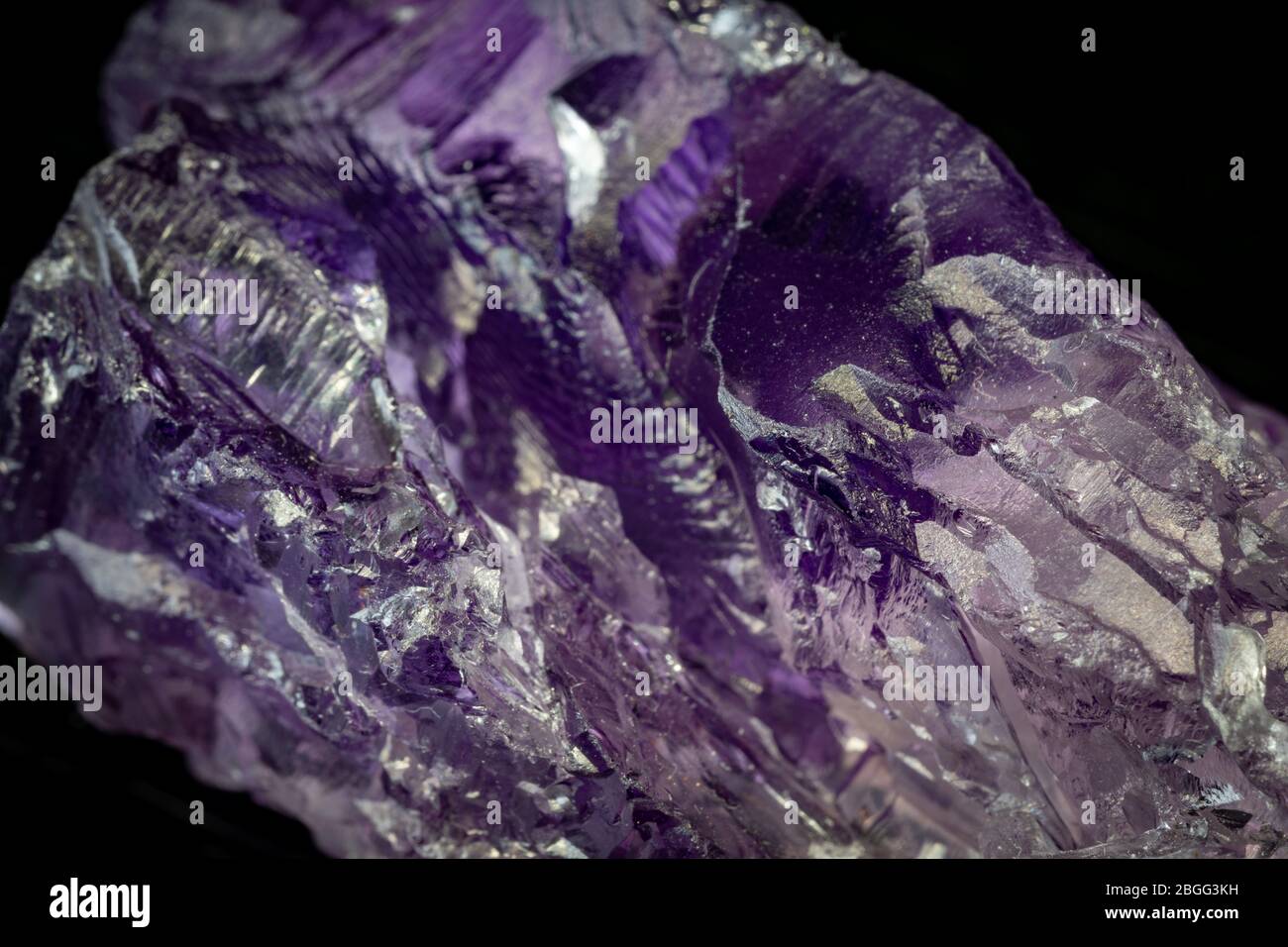 Macro photo of crystal surface with textures, colors and great ...