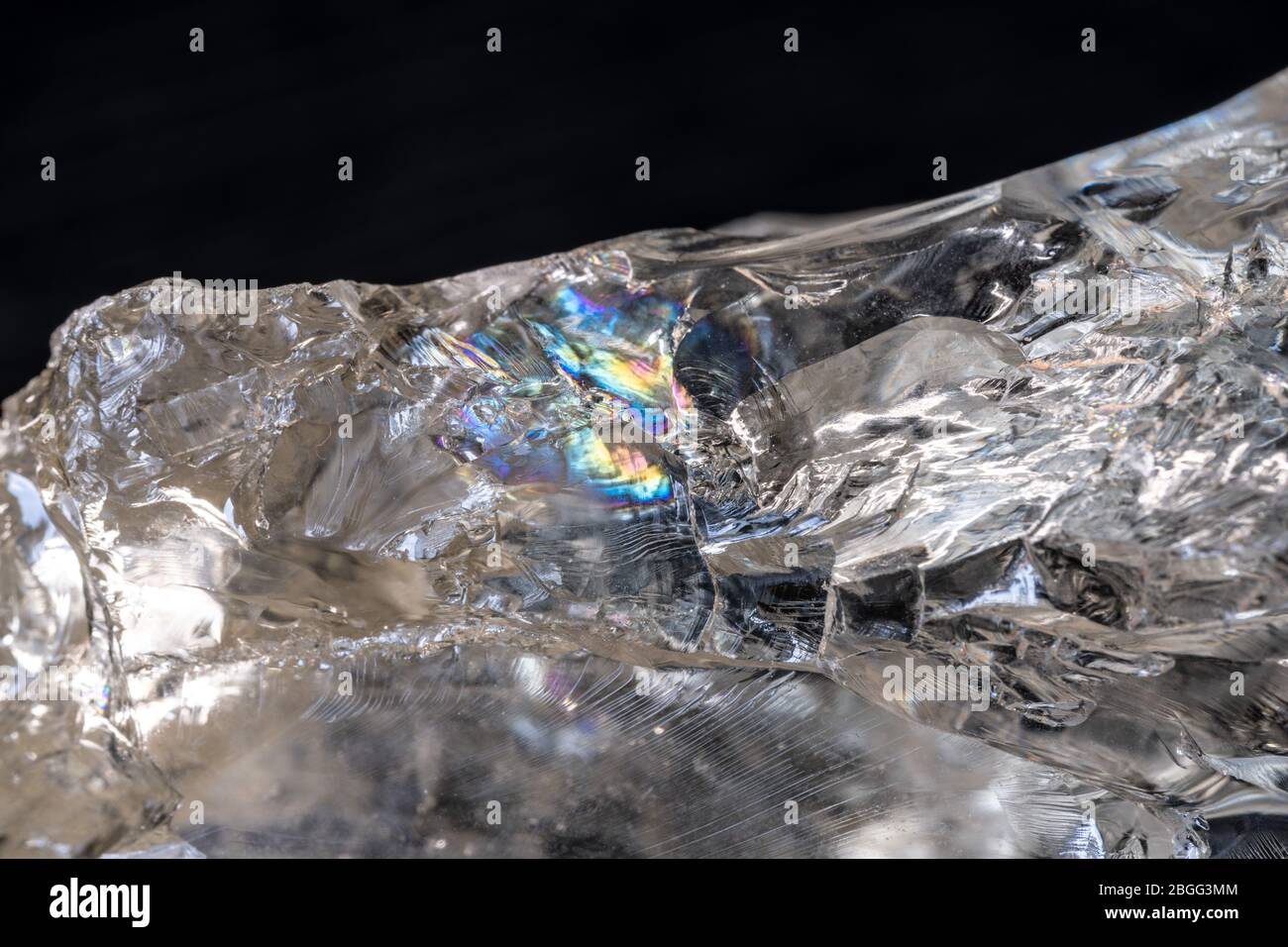 Macro photo of crystal surface with textures, colors and great ...