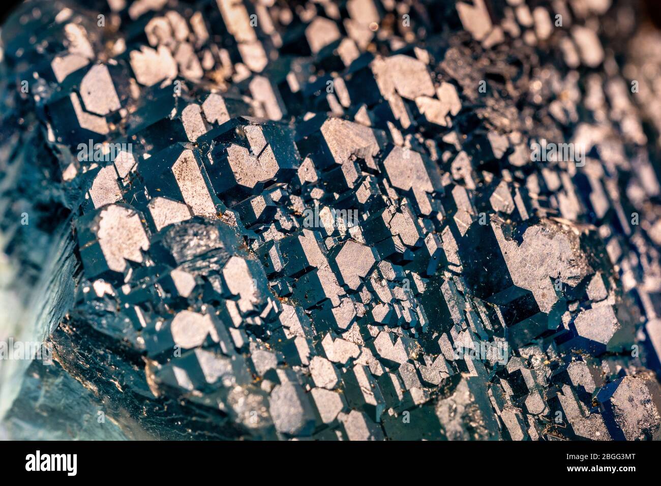 Macro photo of crystal surface with textures, colors and great ...