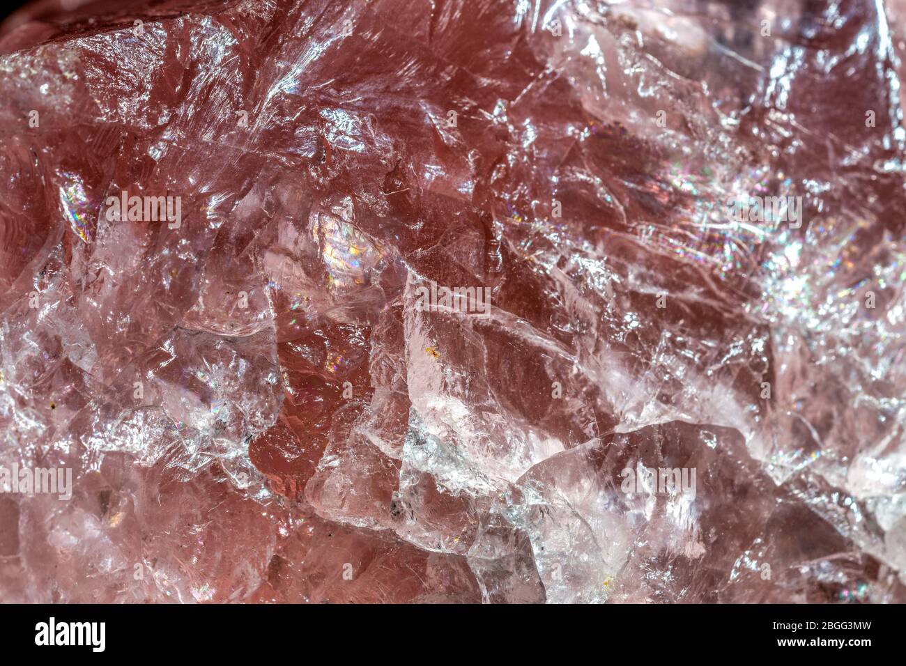 Macro photo of crystal surface with textures, colors and great ...