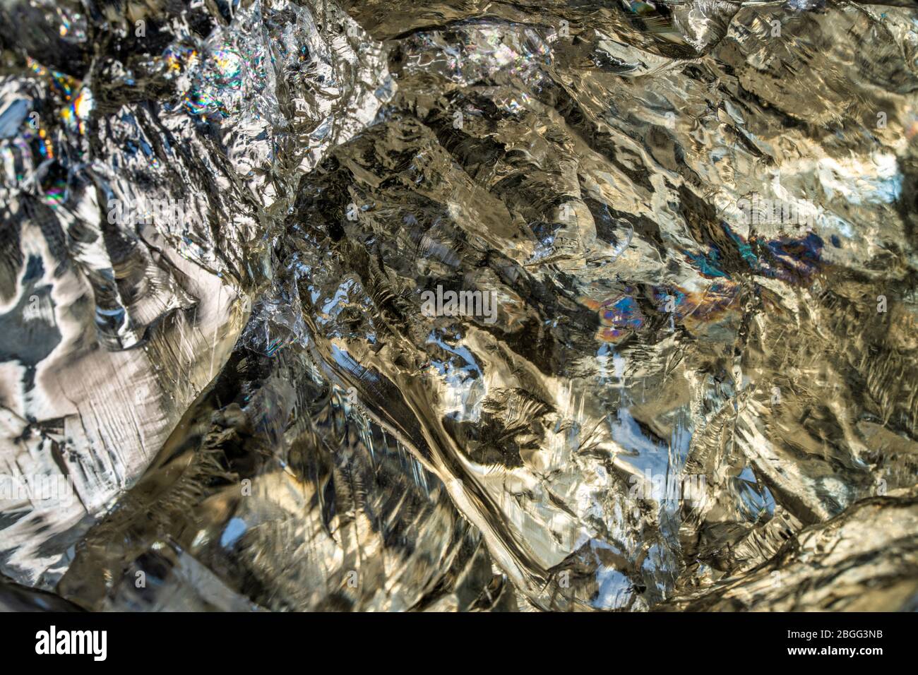 Macro photo of crystal surface with textures, colors and great ...