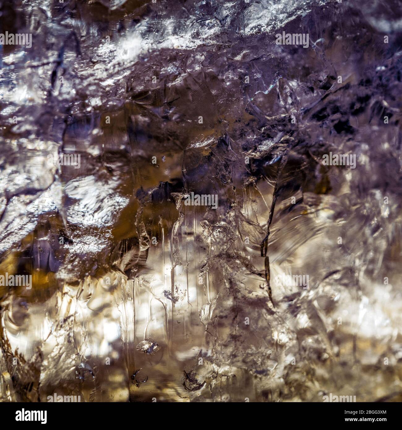 Macro photo of crystal surface with textures, colors and great ...