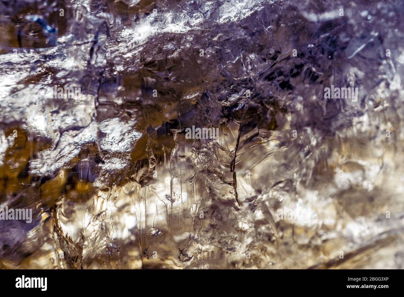 Macro photo of crystal surface with textures, colors and great ...