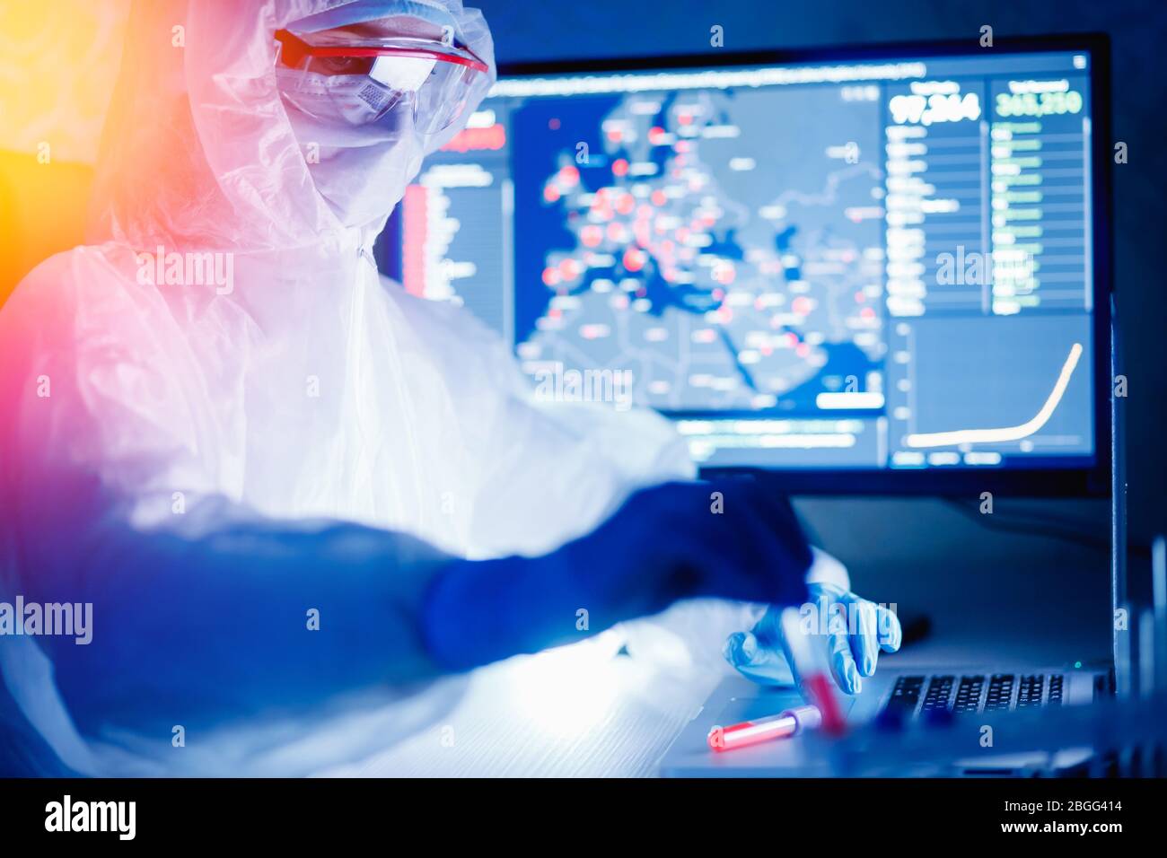 Analysis number of infected people in China and world from virus ...