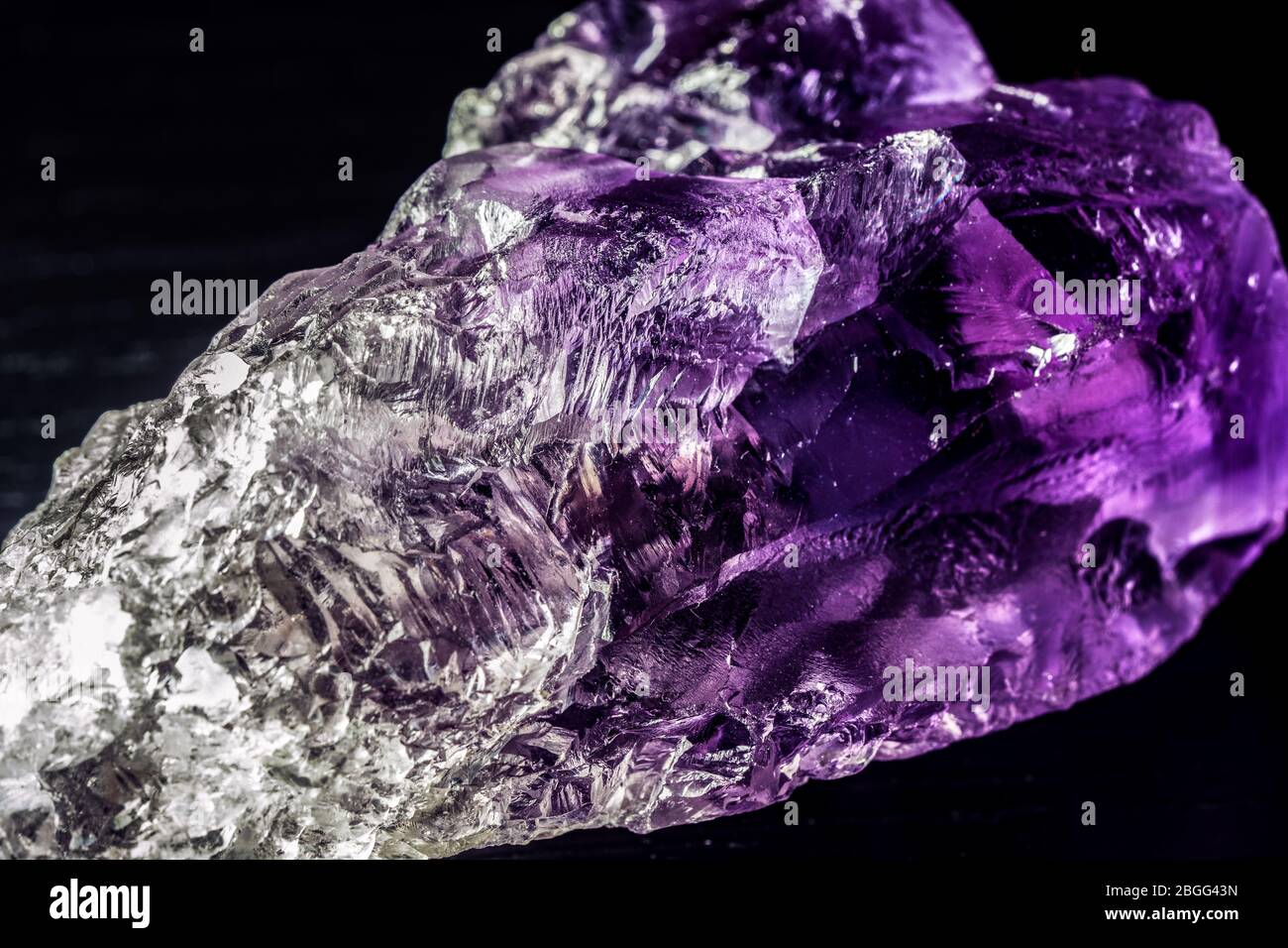 Macro photo of crystal surface with textures, colors and great ...