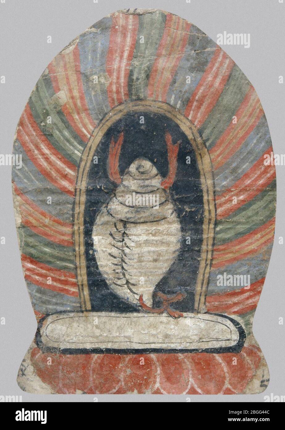 -2495 Shell (small altar icon Stock Photo - Alamy