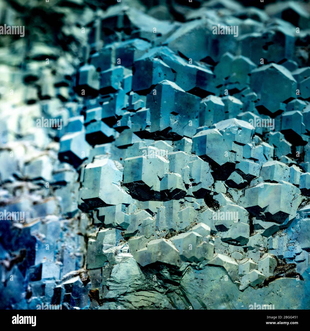 Macro photo of crystal surface with textures, colors and great ...