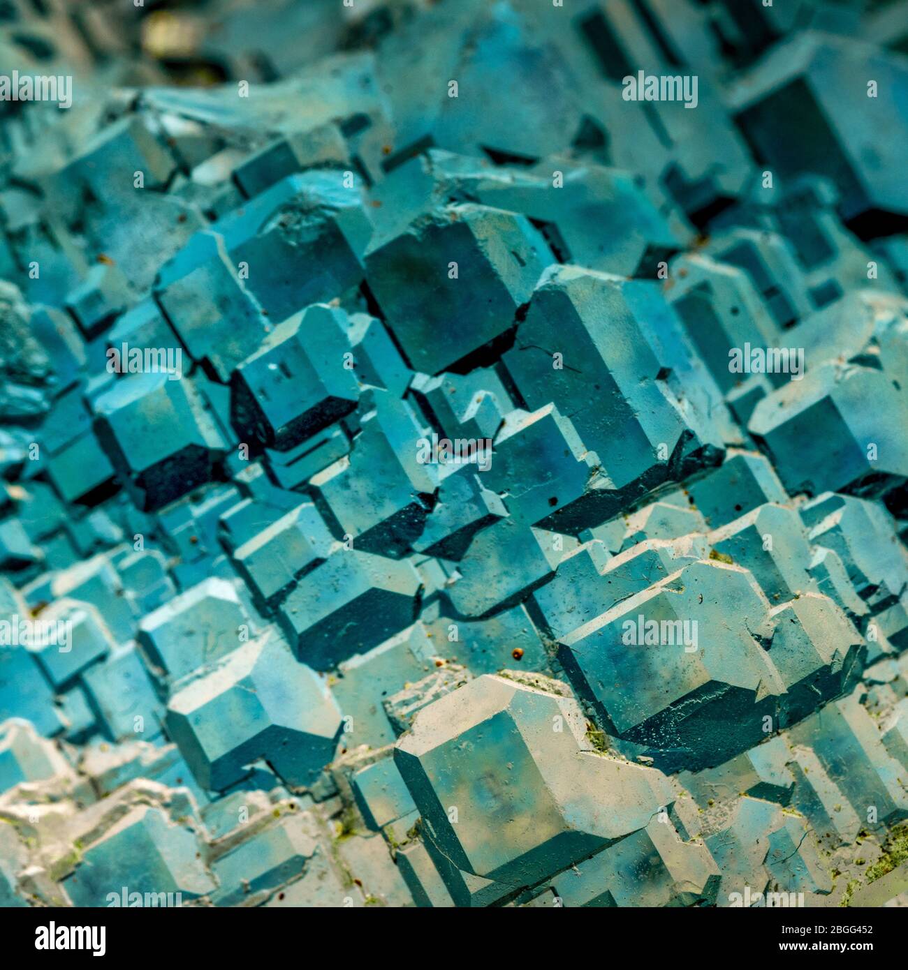 Macro photo of crystal surface with textures, colors and great ...