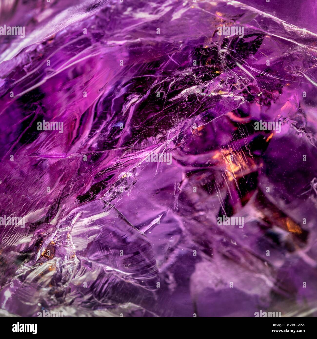 Macro photo of crystal surface with textures, colors and great ...