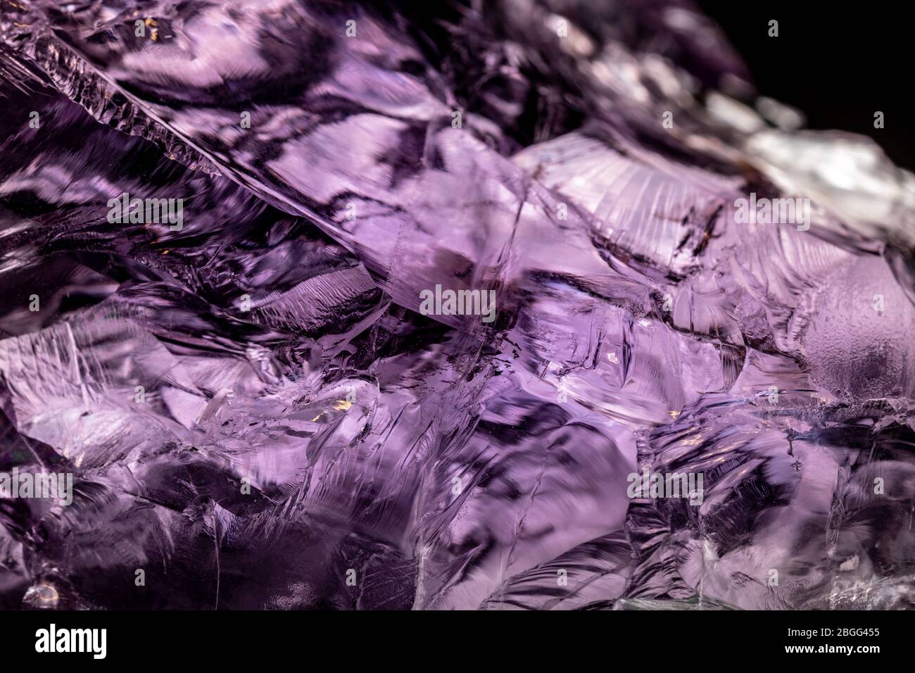 Macro photo of crystal surface with textures, colors and great ...
