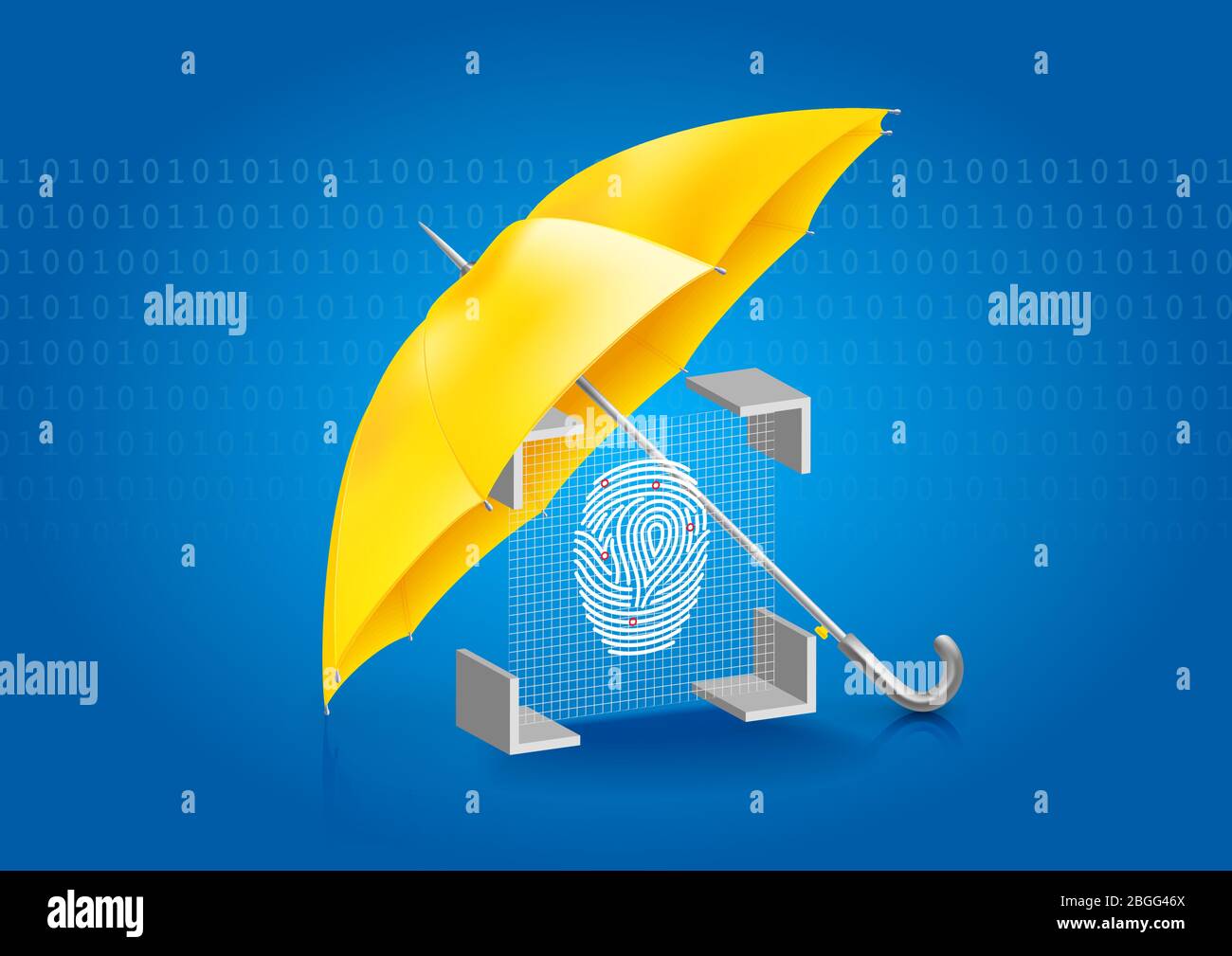 Pointing digital screen binary finger Stock Vector Images - Alamy