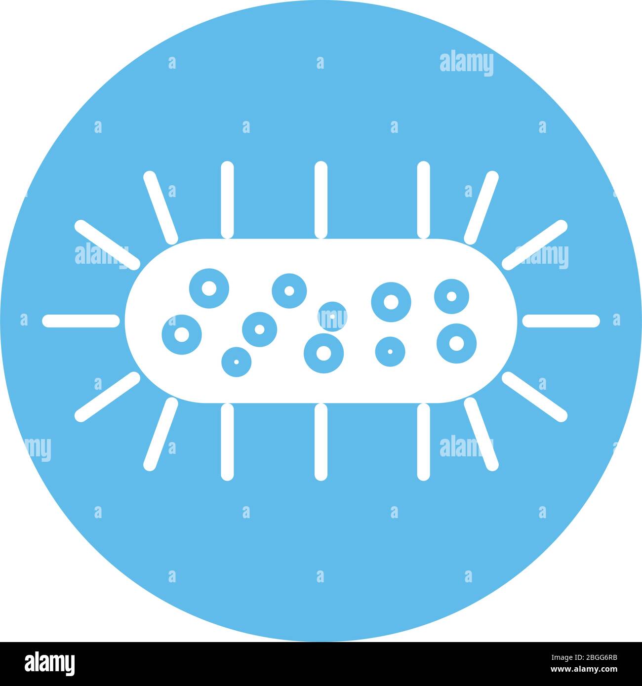 infected cell with covid19 fill style icon Stock Vector Image & Art - Alamy