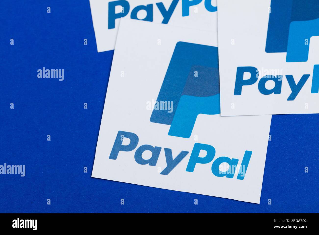 Paypal logo hi-res stock photography and images - Alamy
